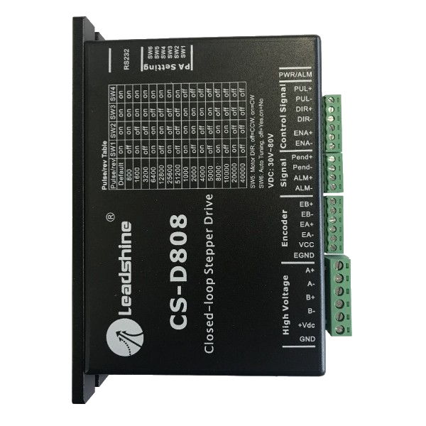 CS-D808 closed loop servo driver 80V/8A | Soprolec